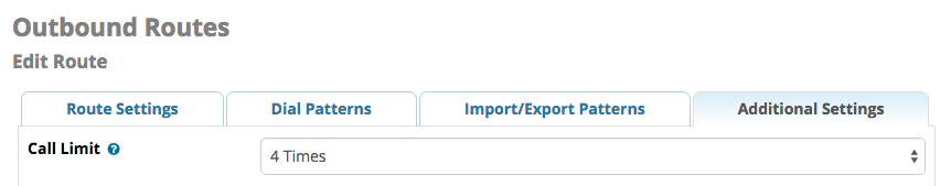 Outbound Call Limiting - FreePBX Outbound Call Limiting - FreePBX
