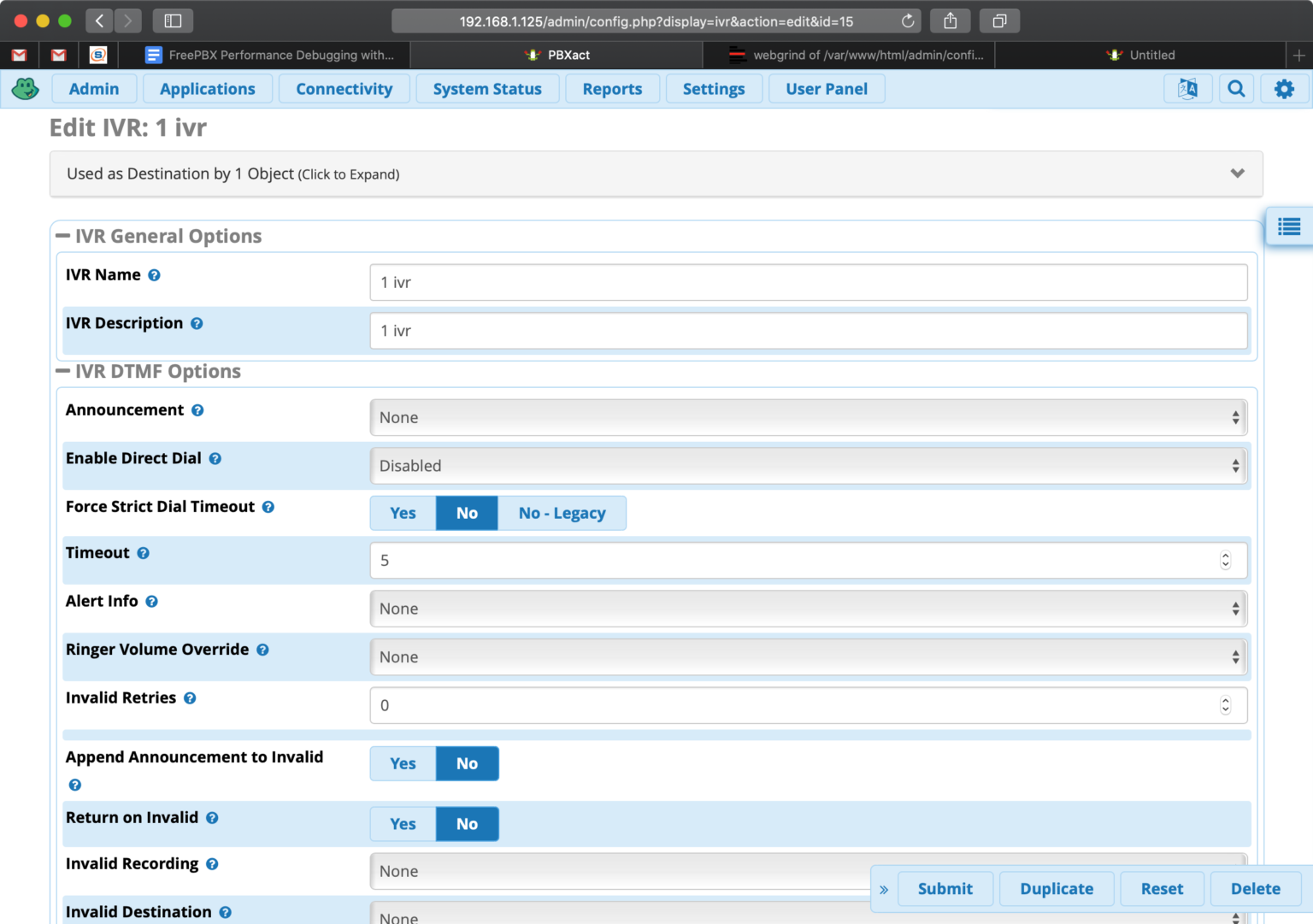 FreePBX Performance Profiling with Xdebug and Webgrind | FreePBX - Let Freedom Ring